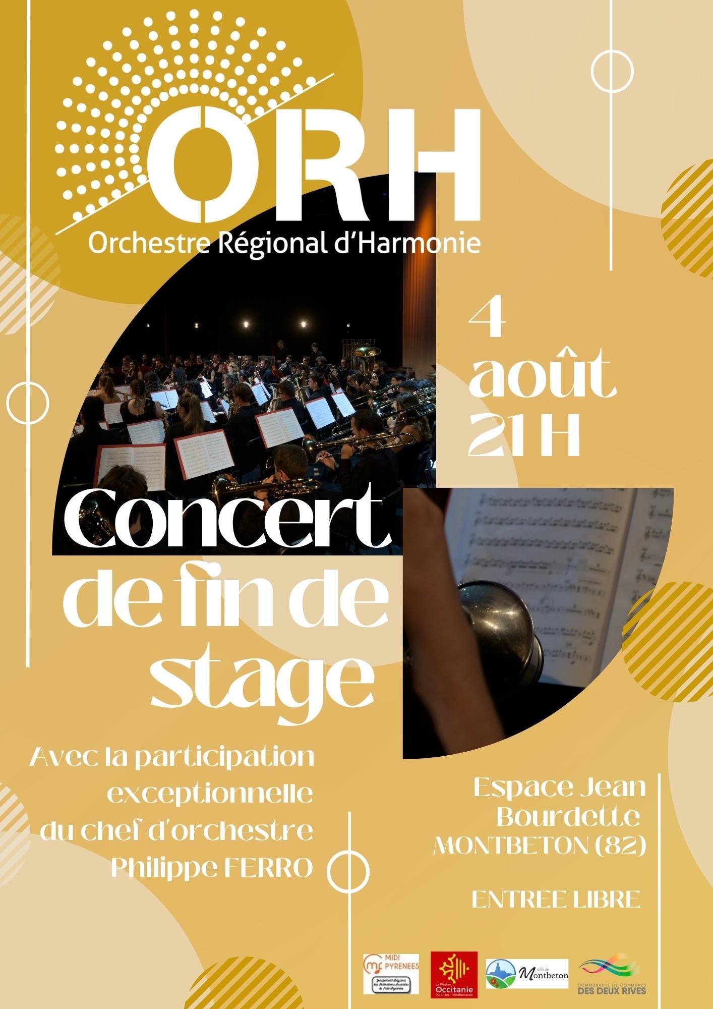 Concert de l'Orchestre Régional d'Harmonie d'Occitanie (ORH) - Ville de ...