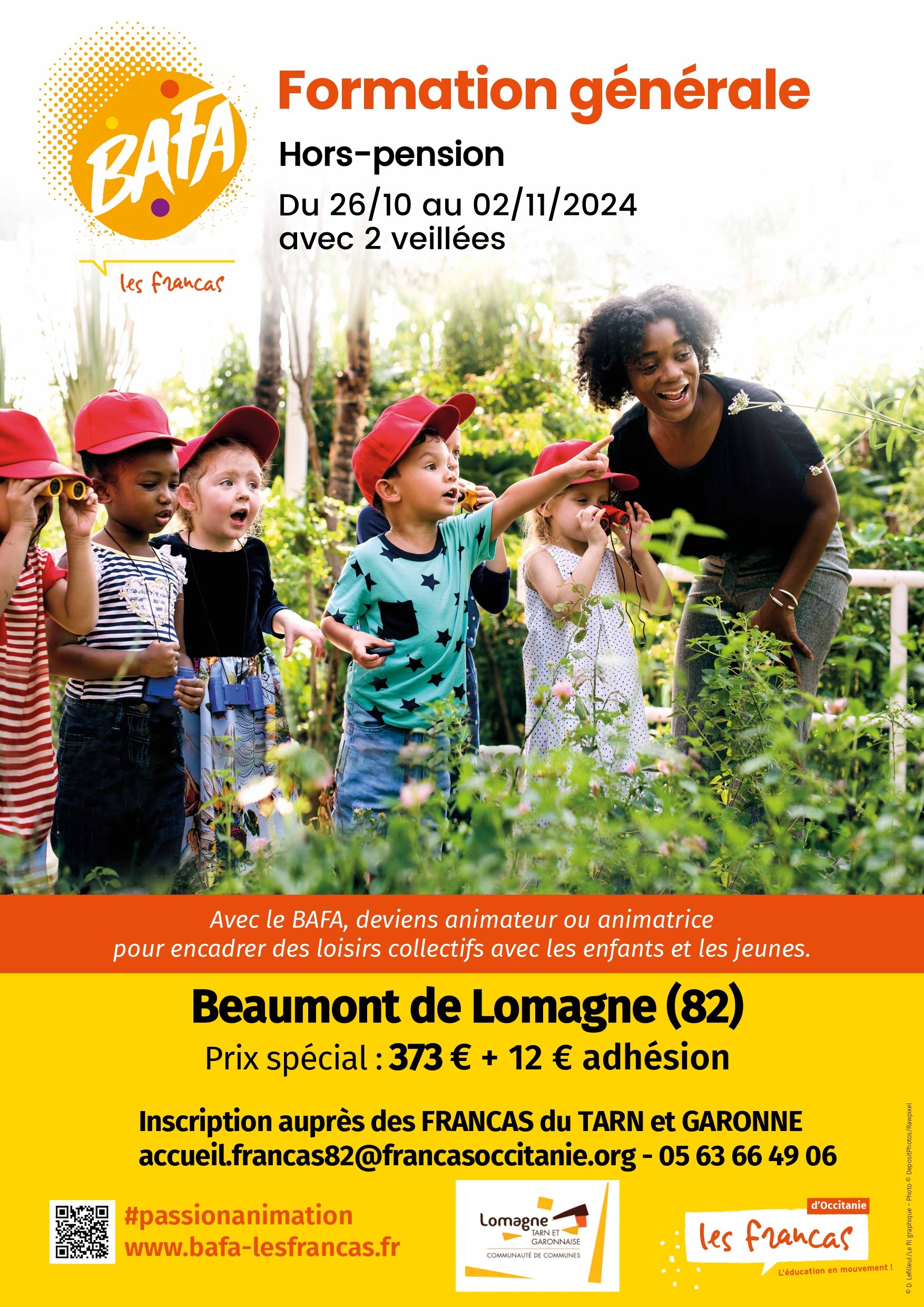 Formation BAFA à Beaumont - Vacances d'automne 2024 - Ville de Montbeton